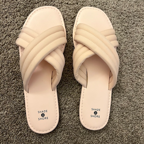 Shade & Shore | Shoes | Shade Shore Size 1 Pale Pink Sandals | Poshmark